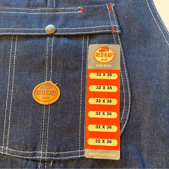 Red Kap | Jackets & Coats | Nwt Red Kap Mens Denim Bib Overall 32w X ...
